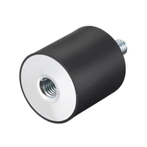 D25 x H15 Rubber Anti Vibration Isolator Mounts Shock Absorber with M8 ...