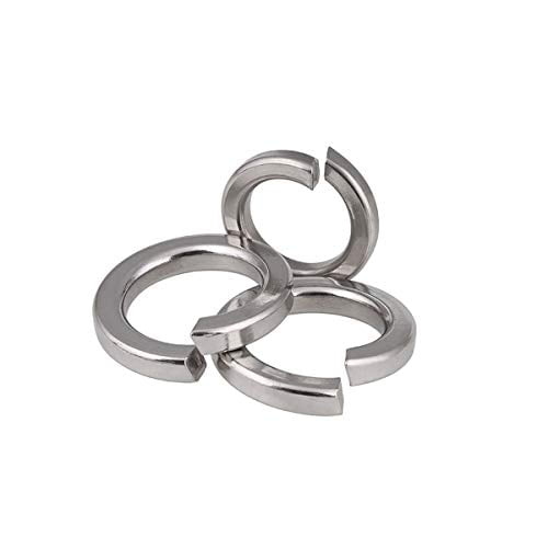 M10 Stainless Steel Spring Lock Washers, 10mm ID, 16mm OD,18-8 (304 ...