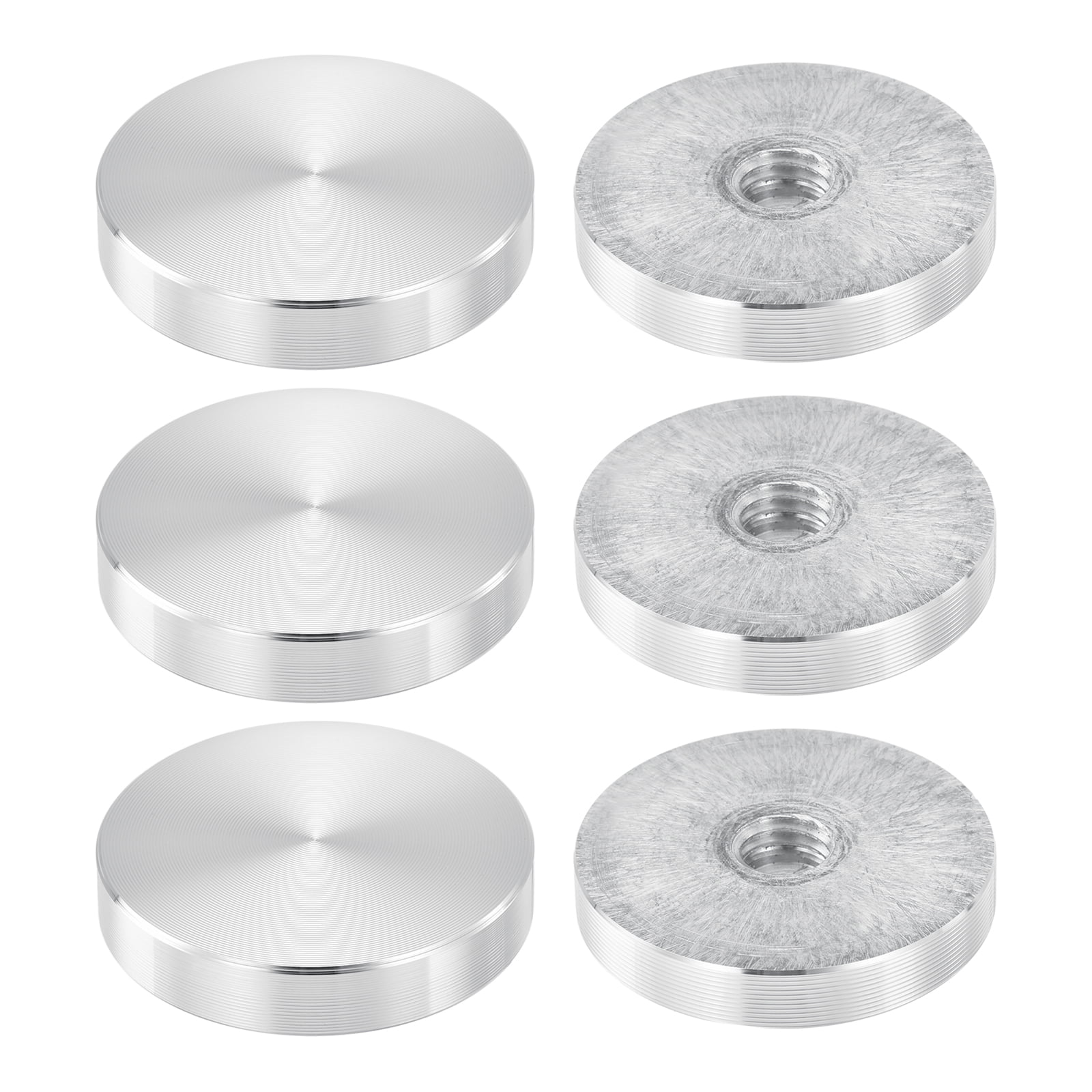 M10 Thread 40mm Diameter Round Shape Aluminum Disc Hardware 6pack ...