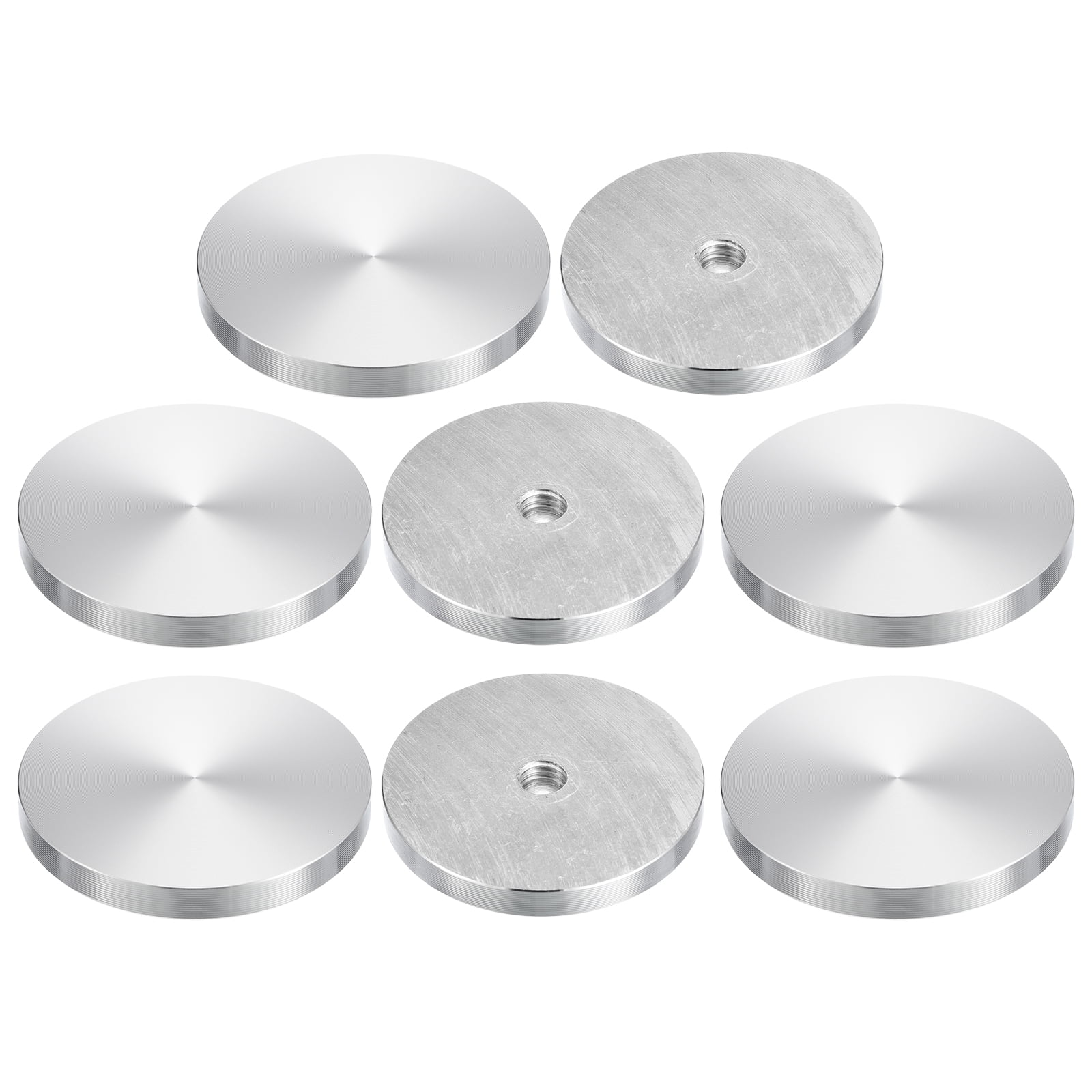 M10 Thread 60mm Diameter Round Shape Aluminum Disc Hardware 8pack ...