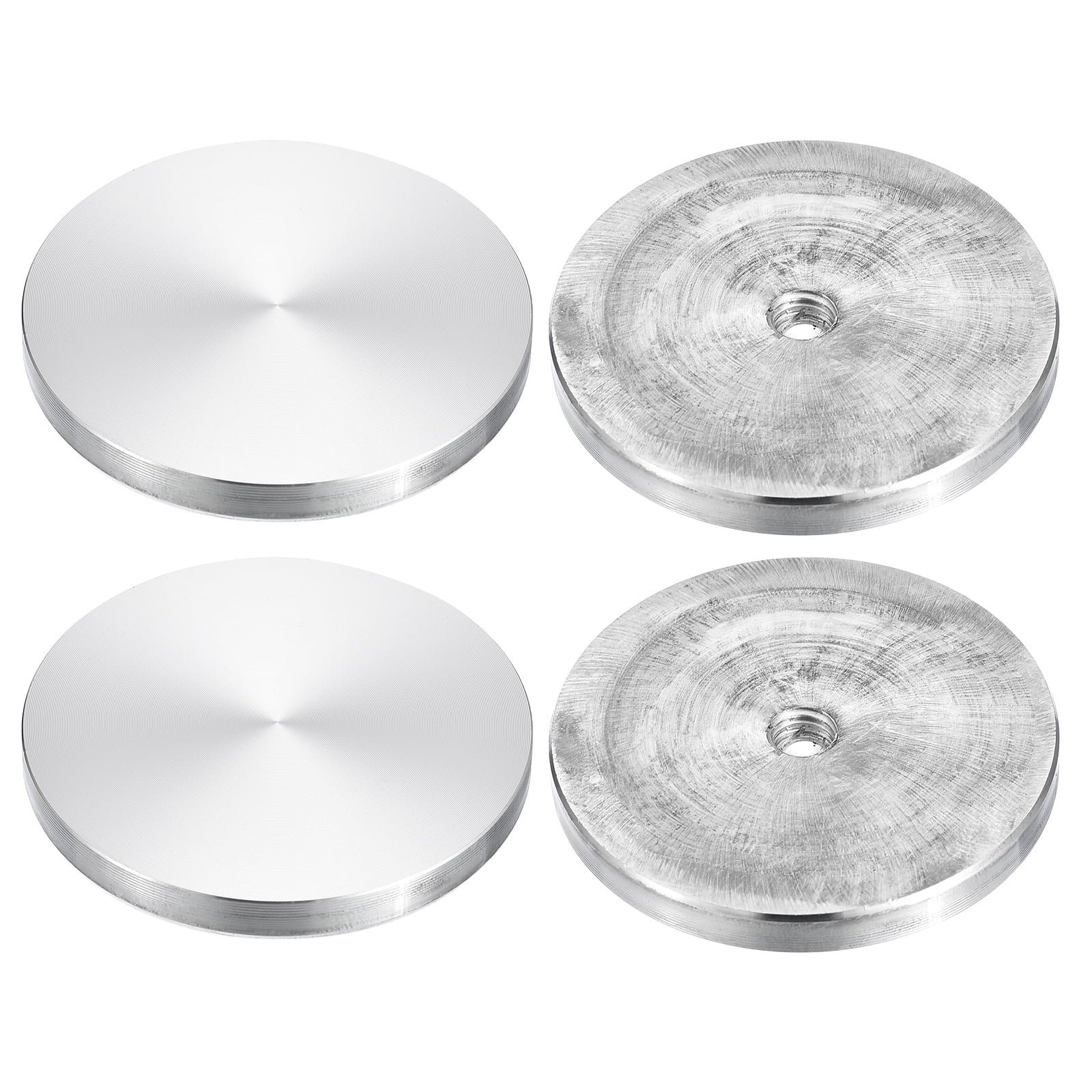 M10 Thread 70mm Diameter Round Shape Aluminum Disc Hardware 4pack ...