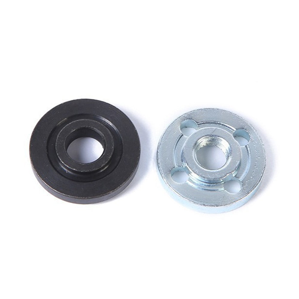 M10 Thread Angle Grinder Metal Pressure Plate Inner Outer Flange Nut ... M10 Thread Angle Grinder Metal Pressure Plate Inner Outer Flange Nut ...