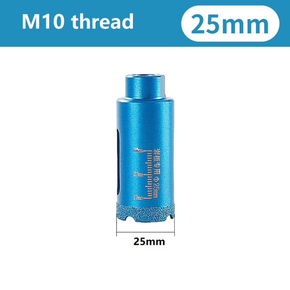 M10 Thread Dry Vacuum Brazed Core Bit for Tile Granite Marble - Walmart.com