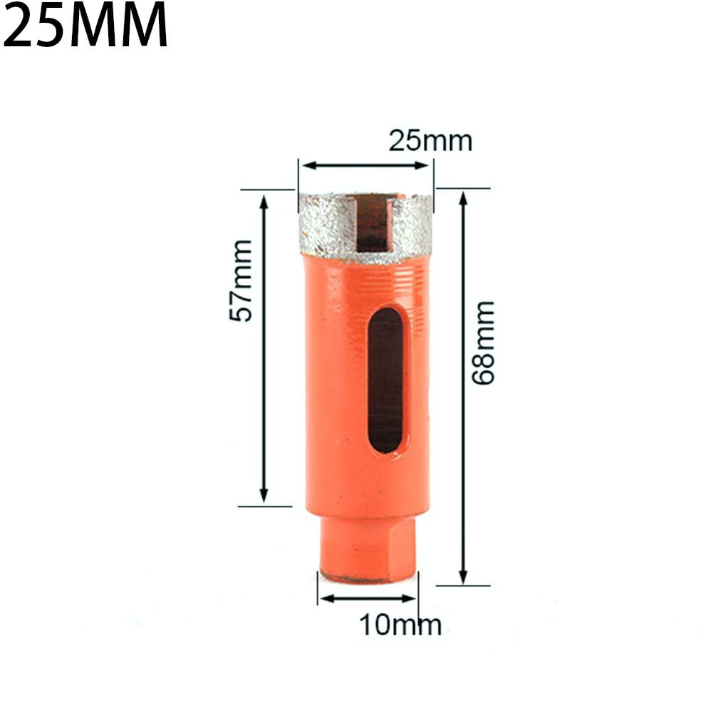 M10 Thread Dry Vacuum Brazed Diamond Drill Core Bit Ceramic Tile Stone ...