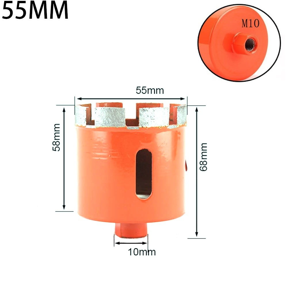 M10 Thread Dry Vacuum Brazed Diamond Drill Core Bit Ceramic Tile Stone ...