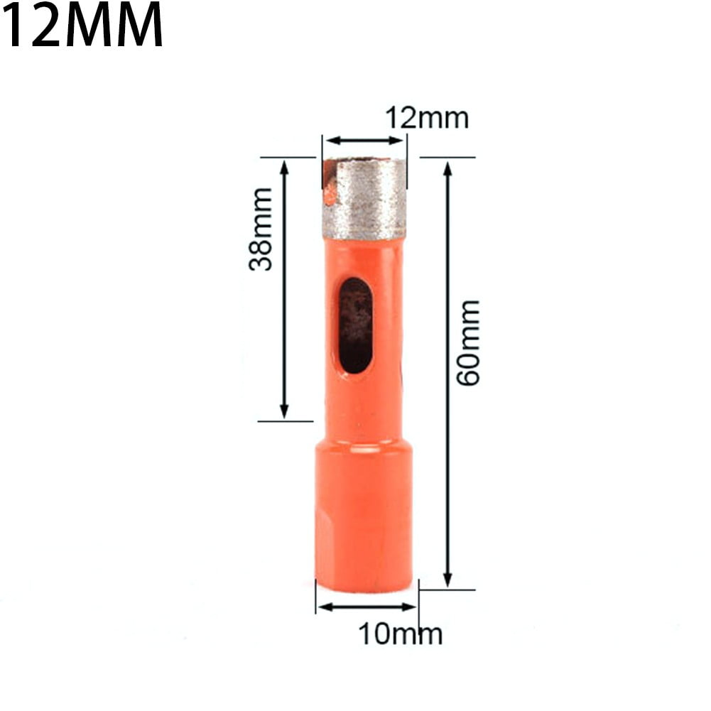 M10 Thread Dry Vacuum Brazed Diamond Drill Core Bit Ceramic Tile Stone ...