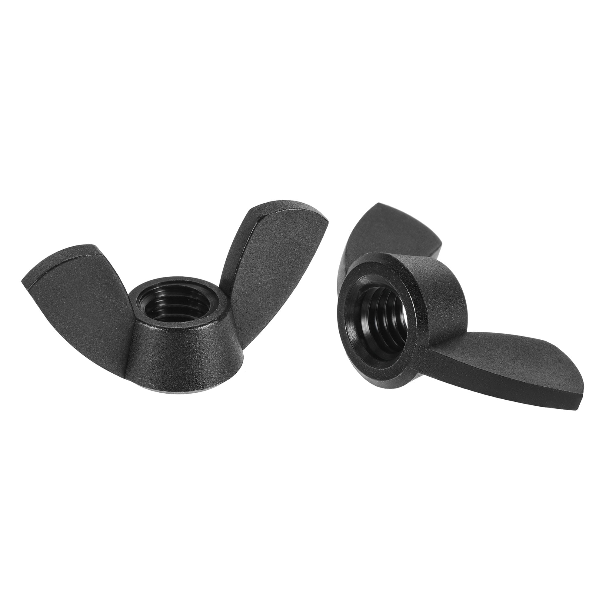 M10 Wing Nuts Butterfly Nut Nylon Black 12 Pack - Walmart.com