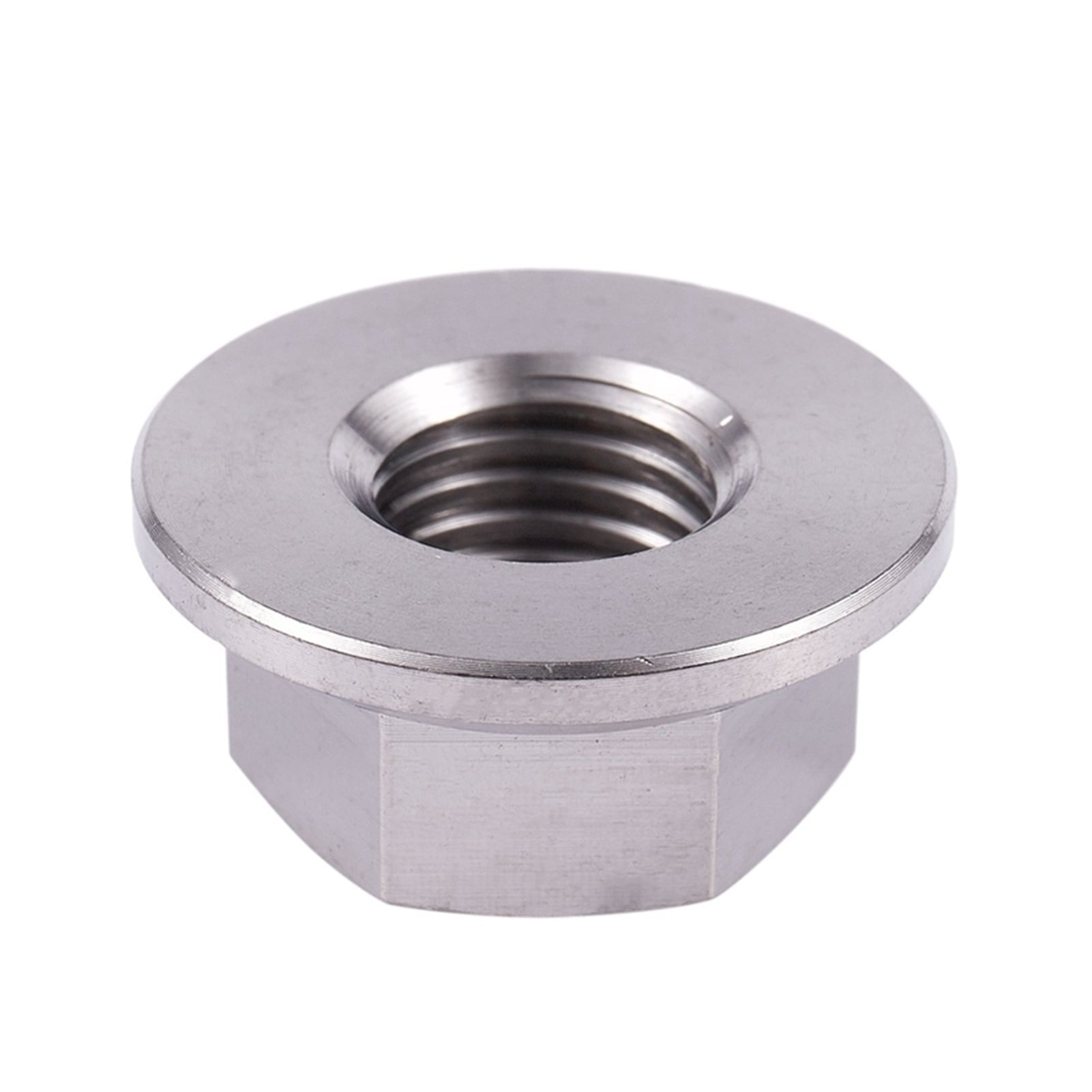 M10 x 1.25 Mm TC4 Titanium Ti Flanged Nut for Screws Fastener 2pcs ...