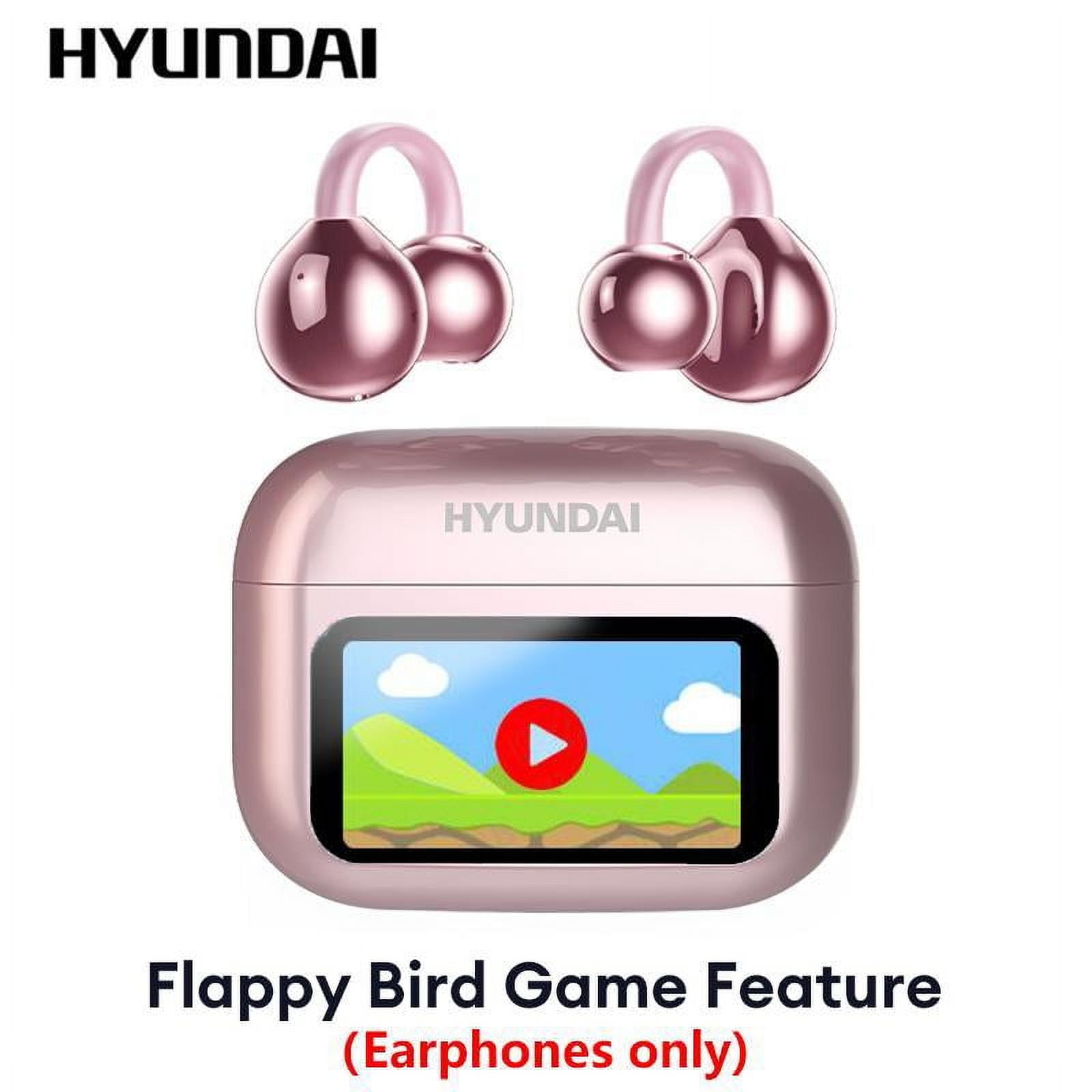 M100 Clip-On Ear Headphones with Audio-Visual Touch Screen, Wireless ...