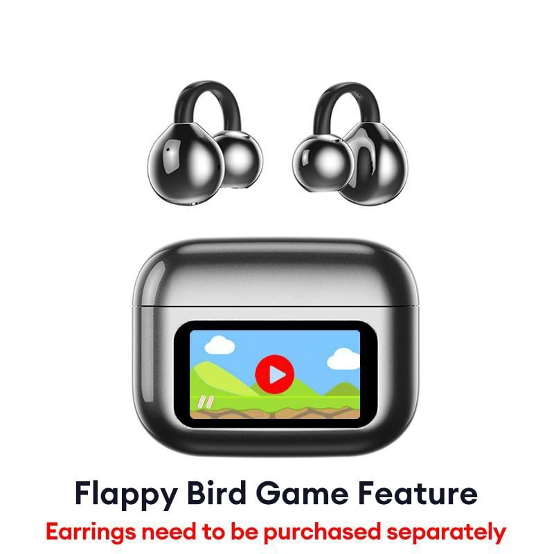 M100 Clip On Ear Headphones With Audio-Visual Future Touch Screen ...