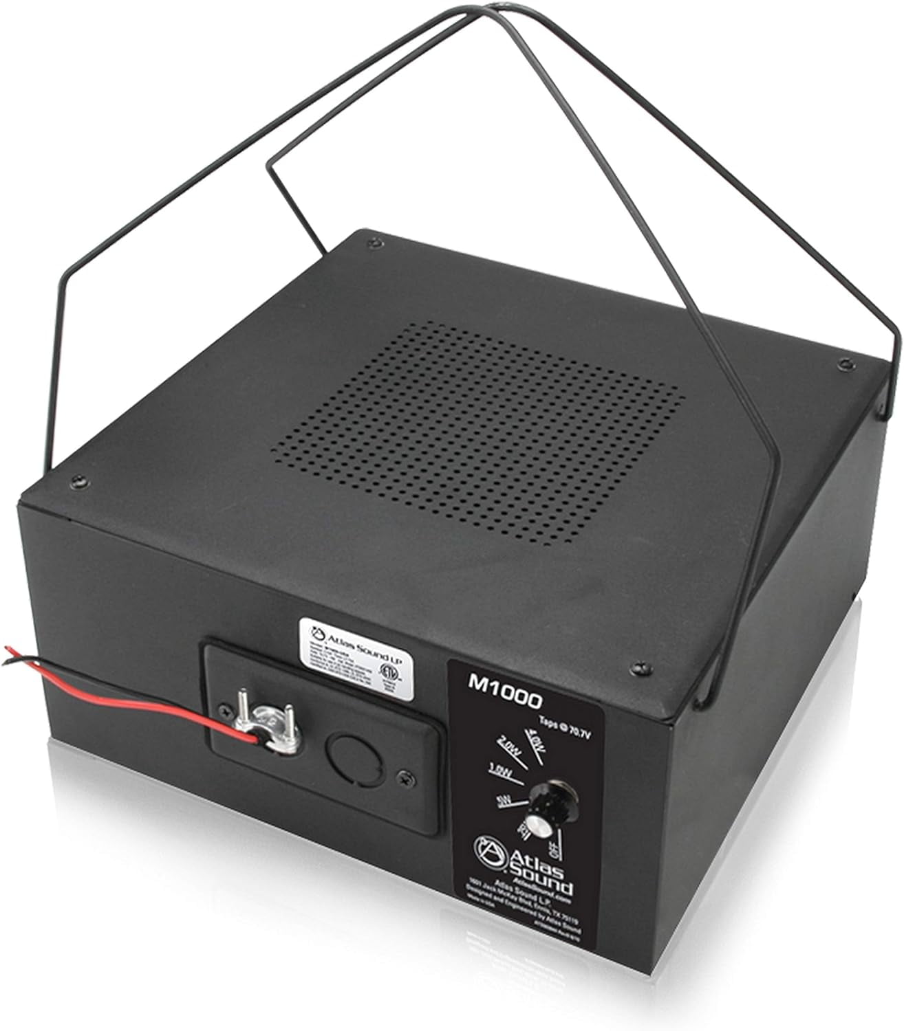 M1000 - 8" Dual Cone Sound Masking Speaker with 70.7V-4W Transformer ...