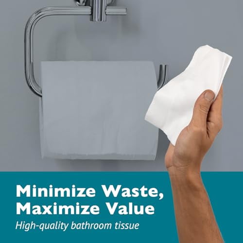 M1000 Compact Small Core Coreless Alternative, Premium Bath Tissue Roll ...
