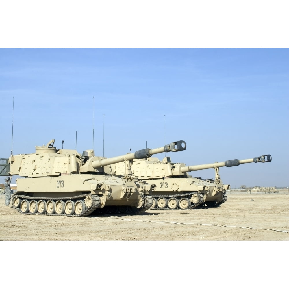 M109 Paladin a self-propelled 155mm howitzer Poster Print - Walmart.com