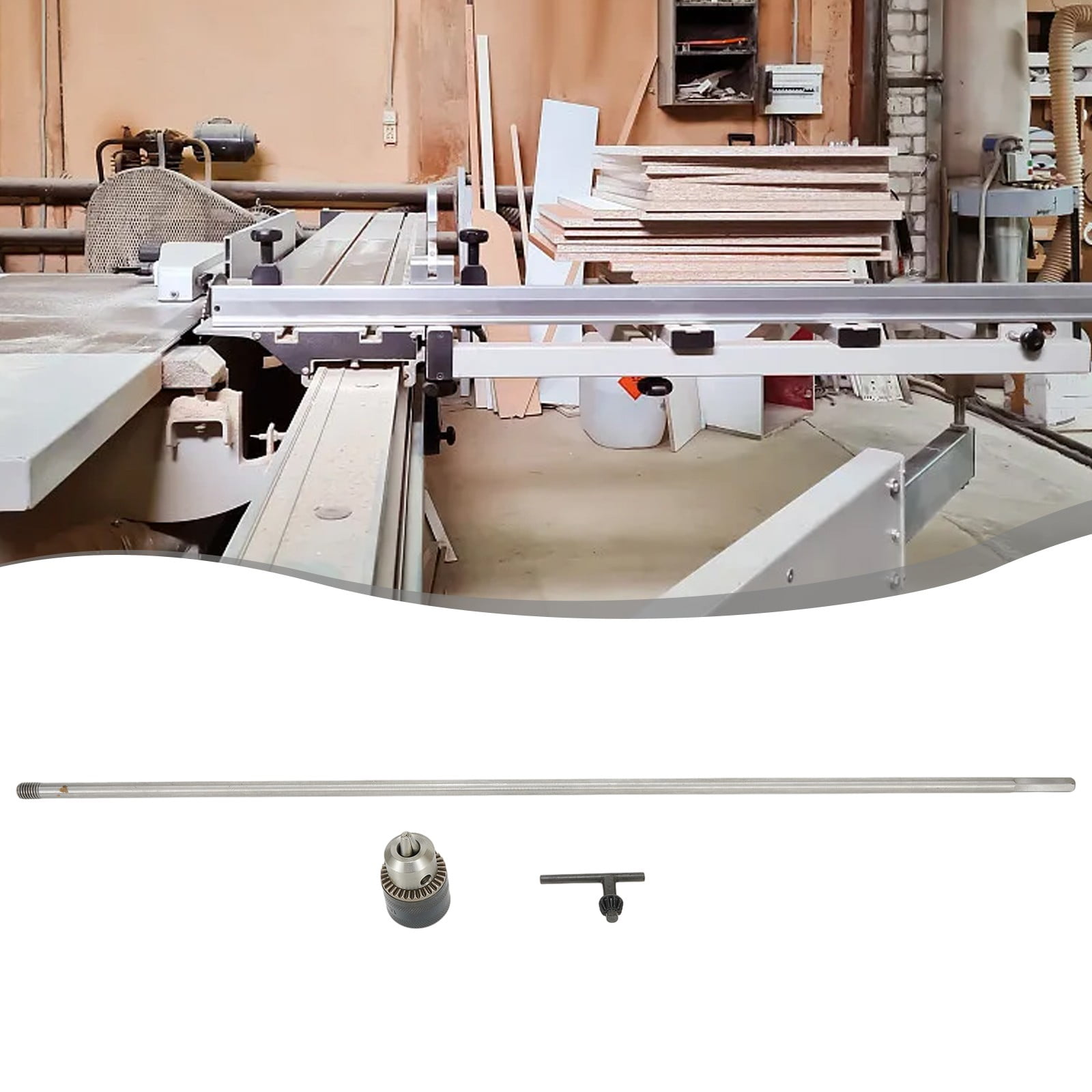 M10Chuck Deep Hole Drilling Extension Connect Rod Hex Extention Holder ...