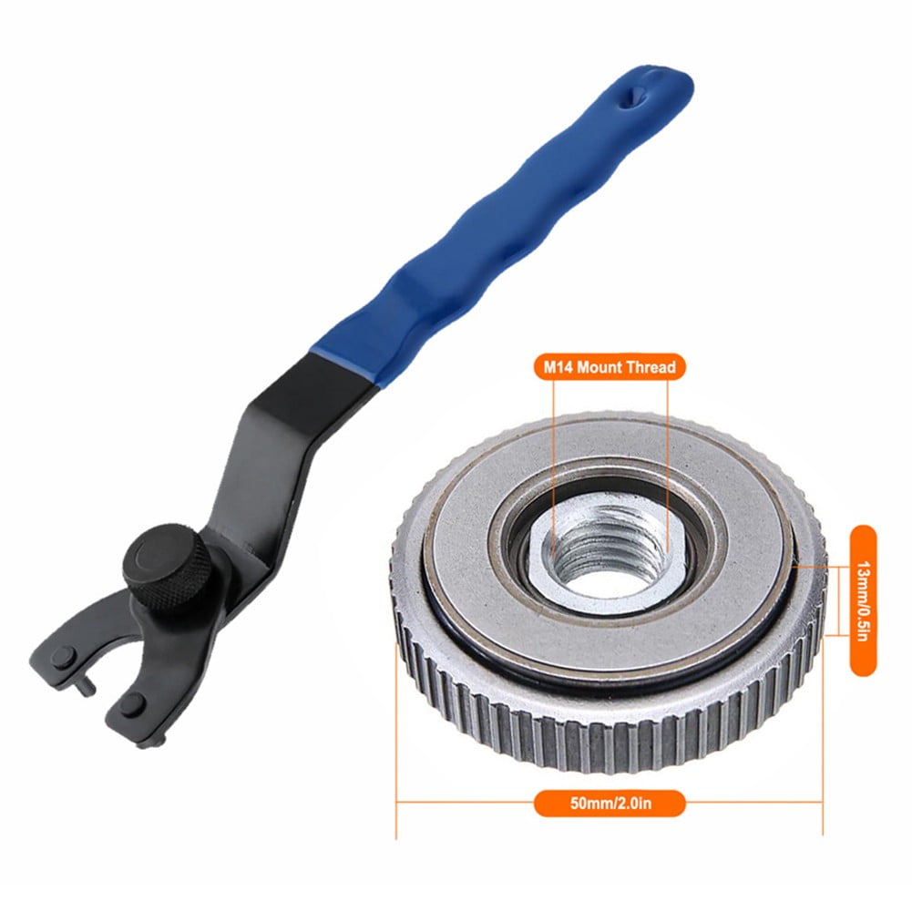 M10M14Lock Plate Adjustable Angle Grinder Wrench Set Self-Locking ...