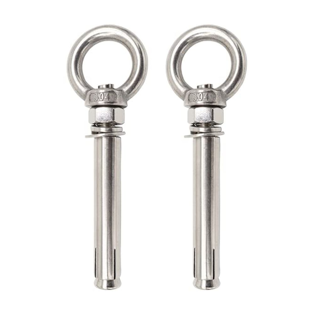 M10x100mm Ring Lifting Expansion Anchor Eyebolt 2 Pack Expansion Bolts ...