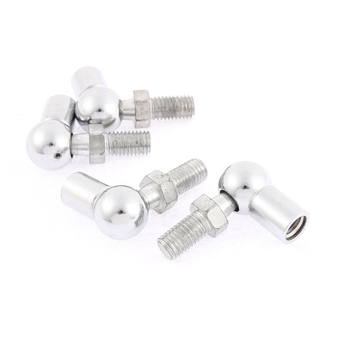 M10x18mm Male Thread Diameter L Shaped Ball Joint Rod End Bearings 4pcs ...