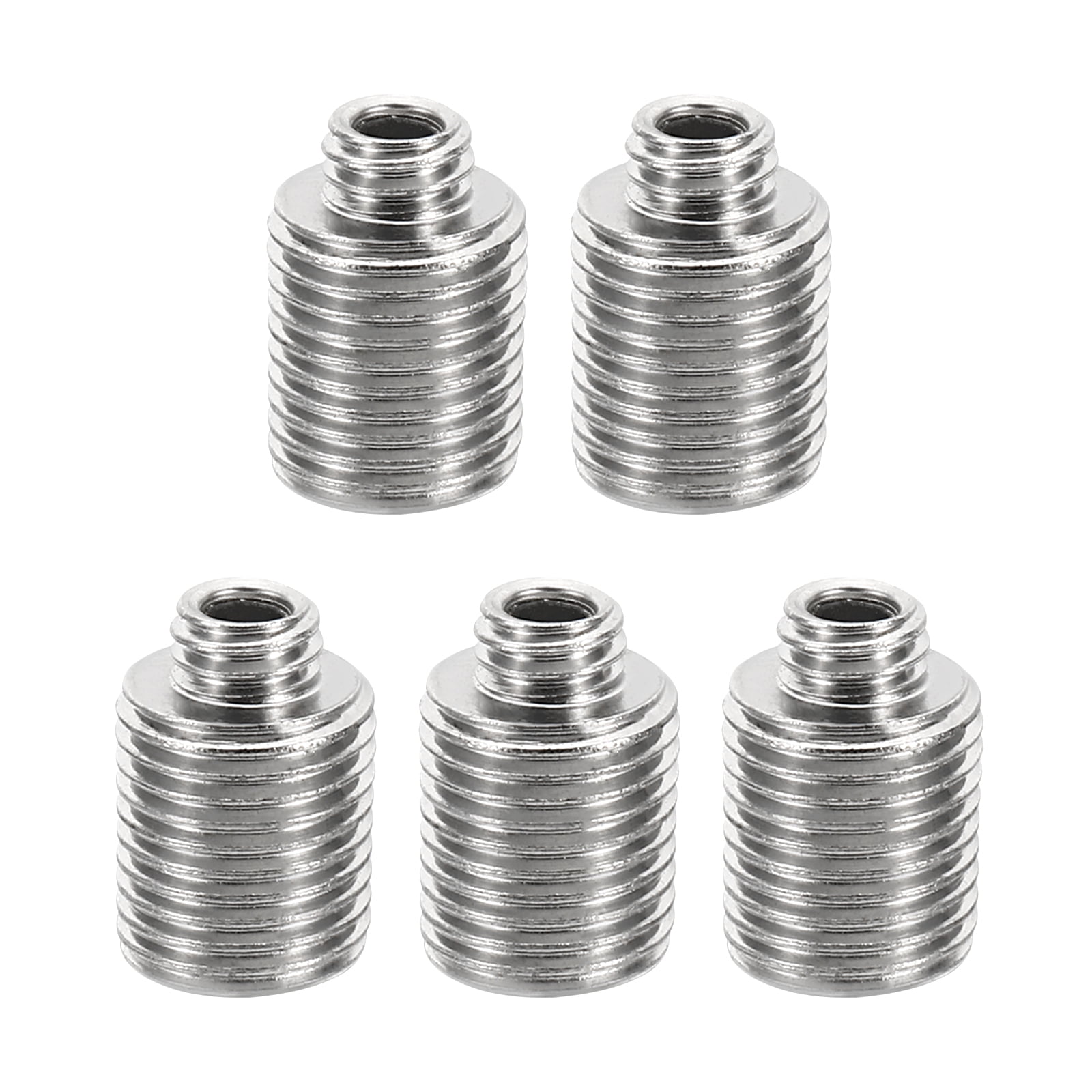 M10xM6x15mm Metal Threaded Repair Insert Nut, 5Pcs Male to Female Fine ...