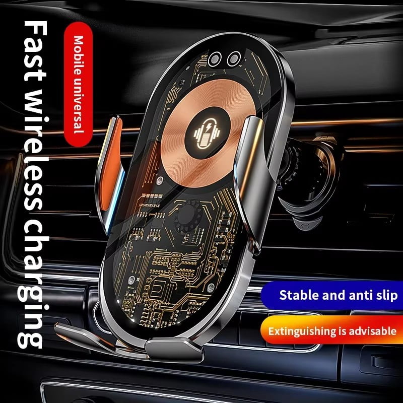 M11 Induction Opening And Closing Car Wireless Charger With Transparent ...