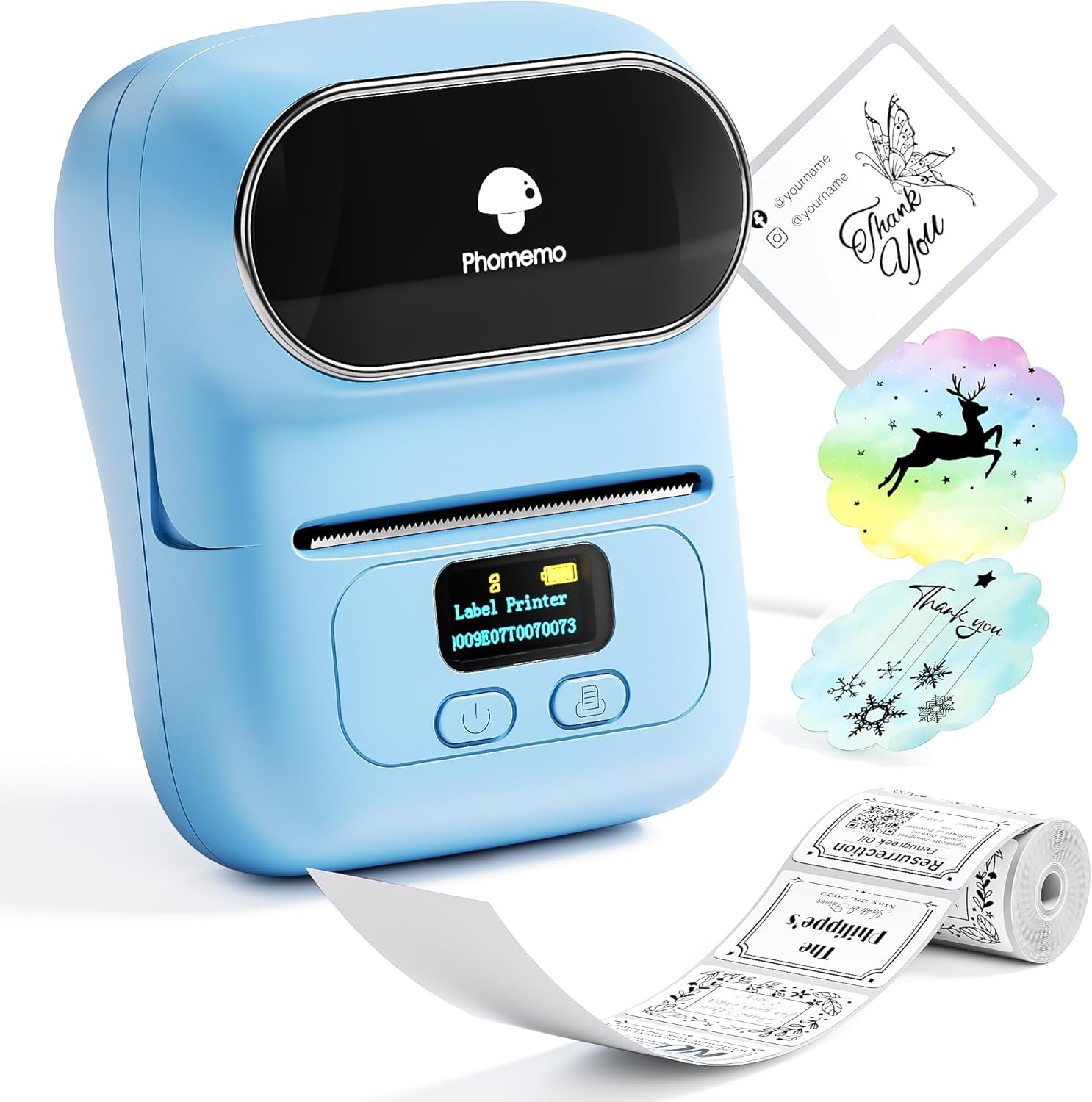 M110 Label Makers - Barcode Label Printer Bluetooth Label Maker ...