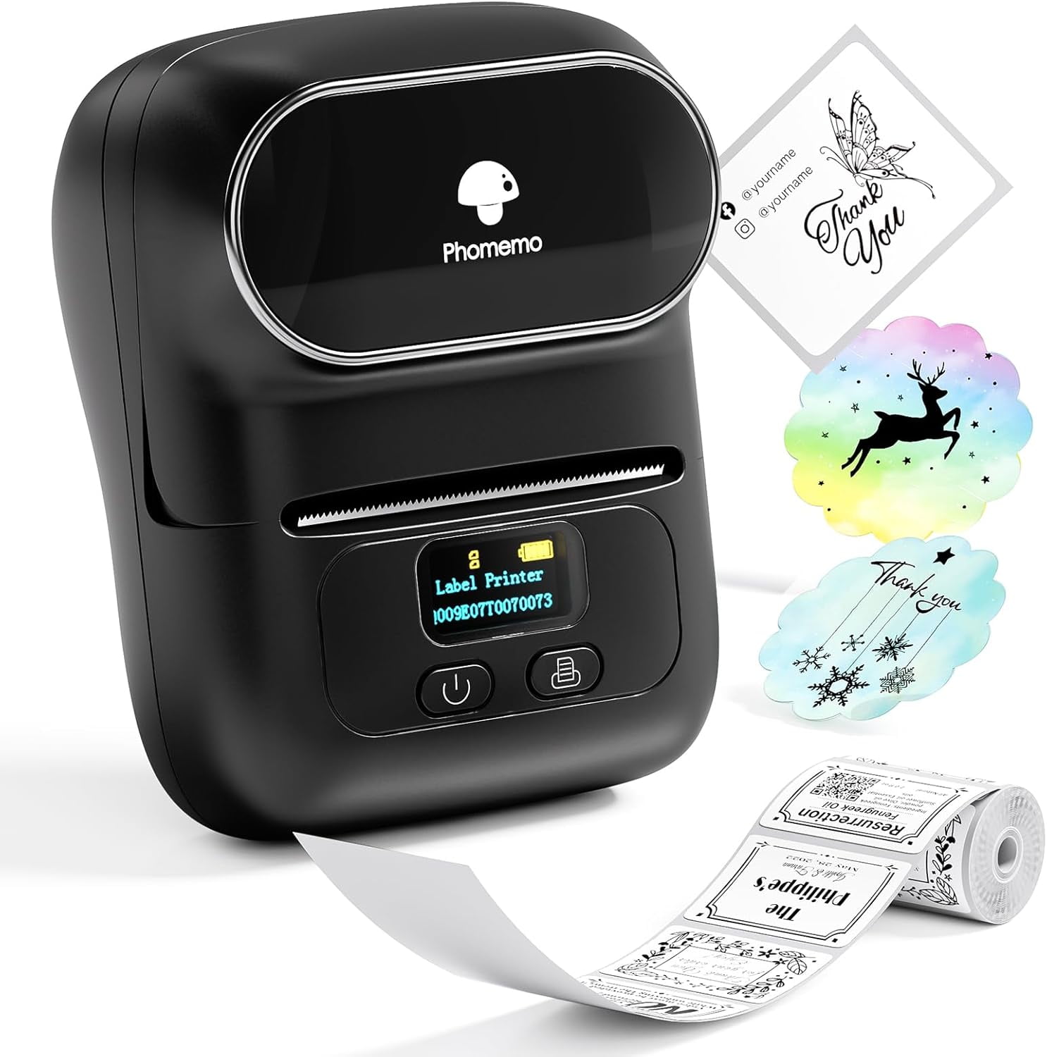M110 Label Makers - Barcode Label Printer Bluetooth Label Maker ...