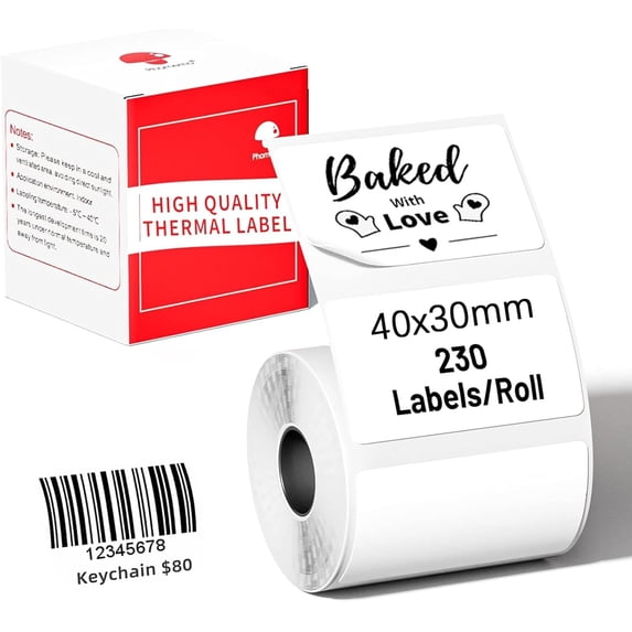 M110 Labels Multi-Purpose Self-Adhesive, rmal Paper Compatible with ...