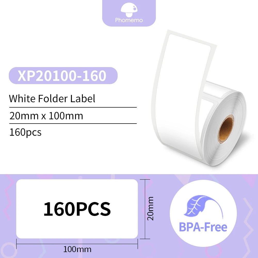 M110/M200/M220 Square Thermal Paper Multi-Purpose Self-Adhesive Label ...