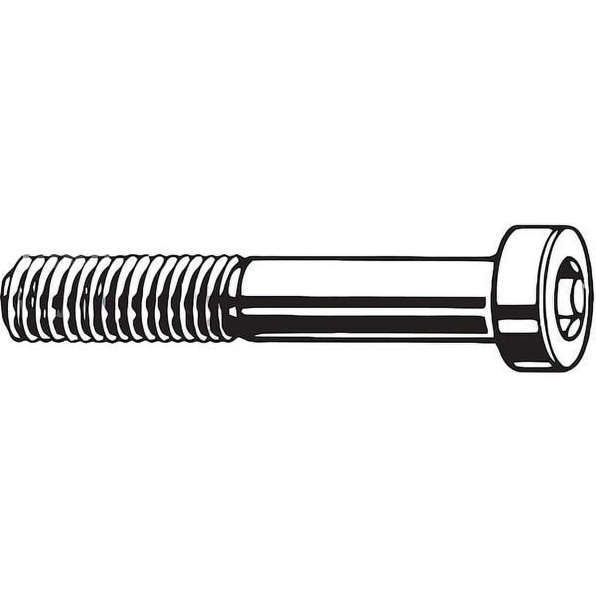 M12-1.75 Socket Head Cap Screw, Socket, Plain Steel, 25 mm Length, 50 ...