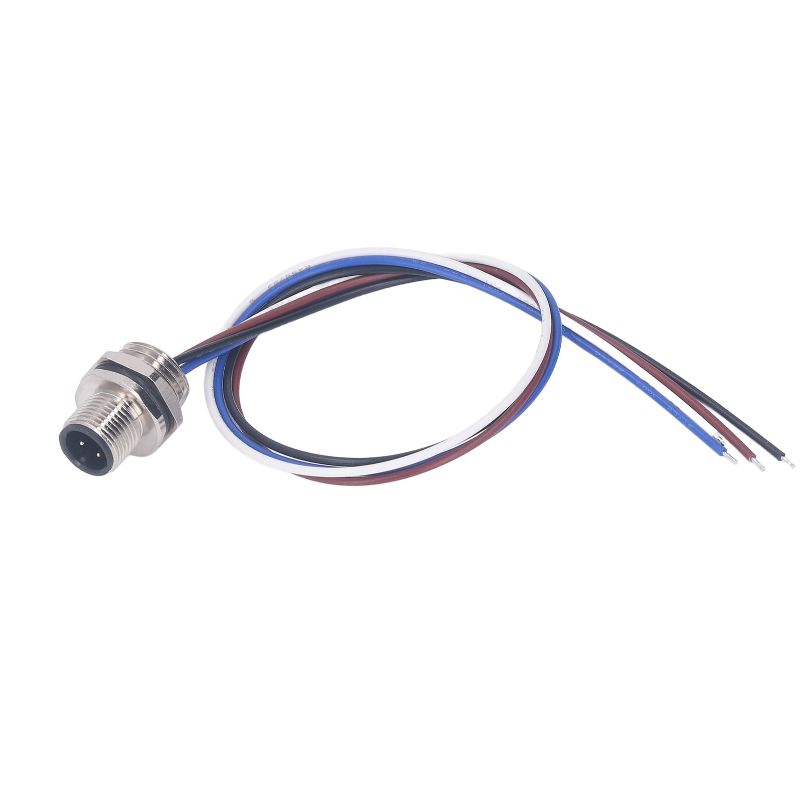 M12 4 Pin Aviation Socket Aviation Socket Waterproof Electrical Cable ...
