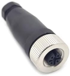 M12 5 Pin Female Connector, A Code Industrial Circular Connector Field ...