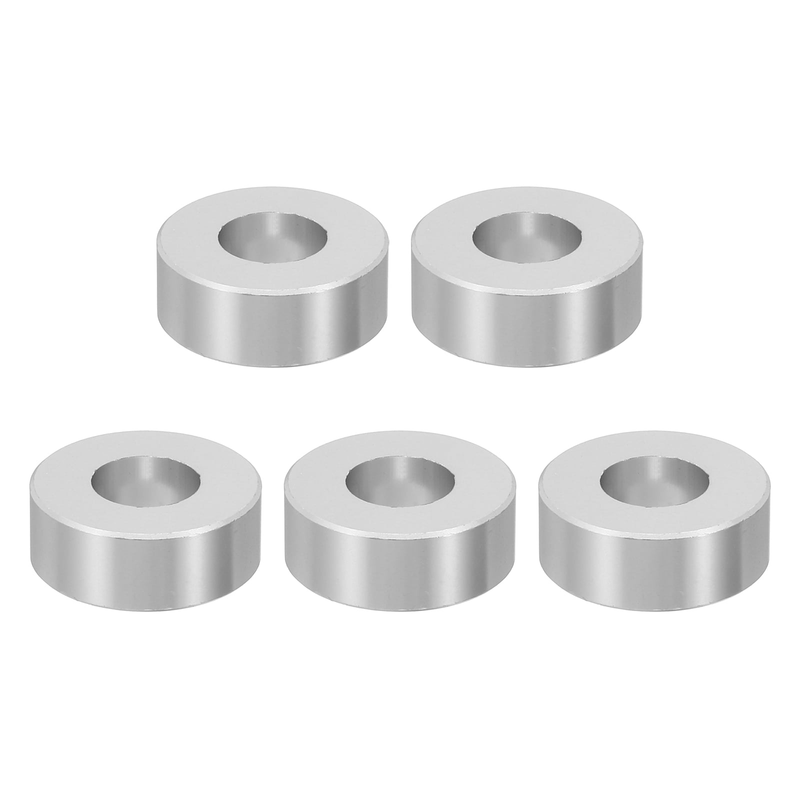M12 Aluminum Spacer,5 Pcs Metal Spacer Aluminum 1/2"ID X1"OD X3/8"L ...