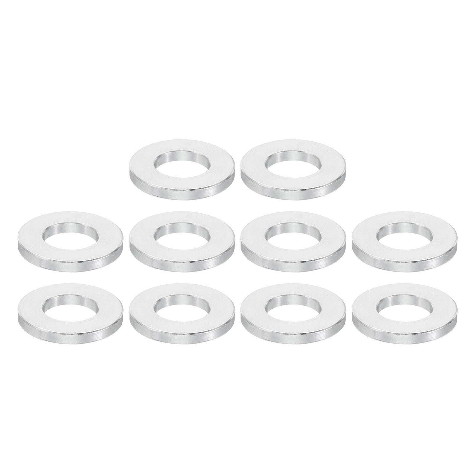 M12 Aluminum Spacers, 10 Pcs Metal Spacer Aluminum 12.5mm ID x 24mm OD ...