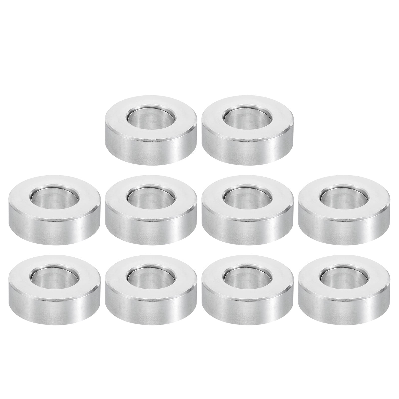 M12 Aluminum Spacers, 10 Pcs Metal Spacer Aluminum 12.5mm ID x 24mm OD ...