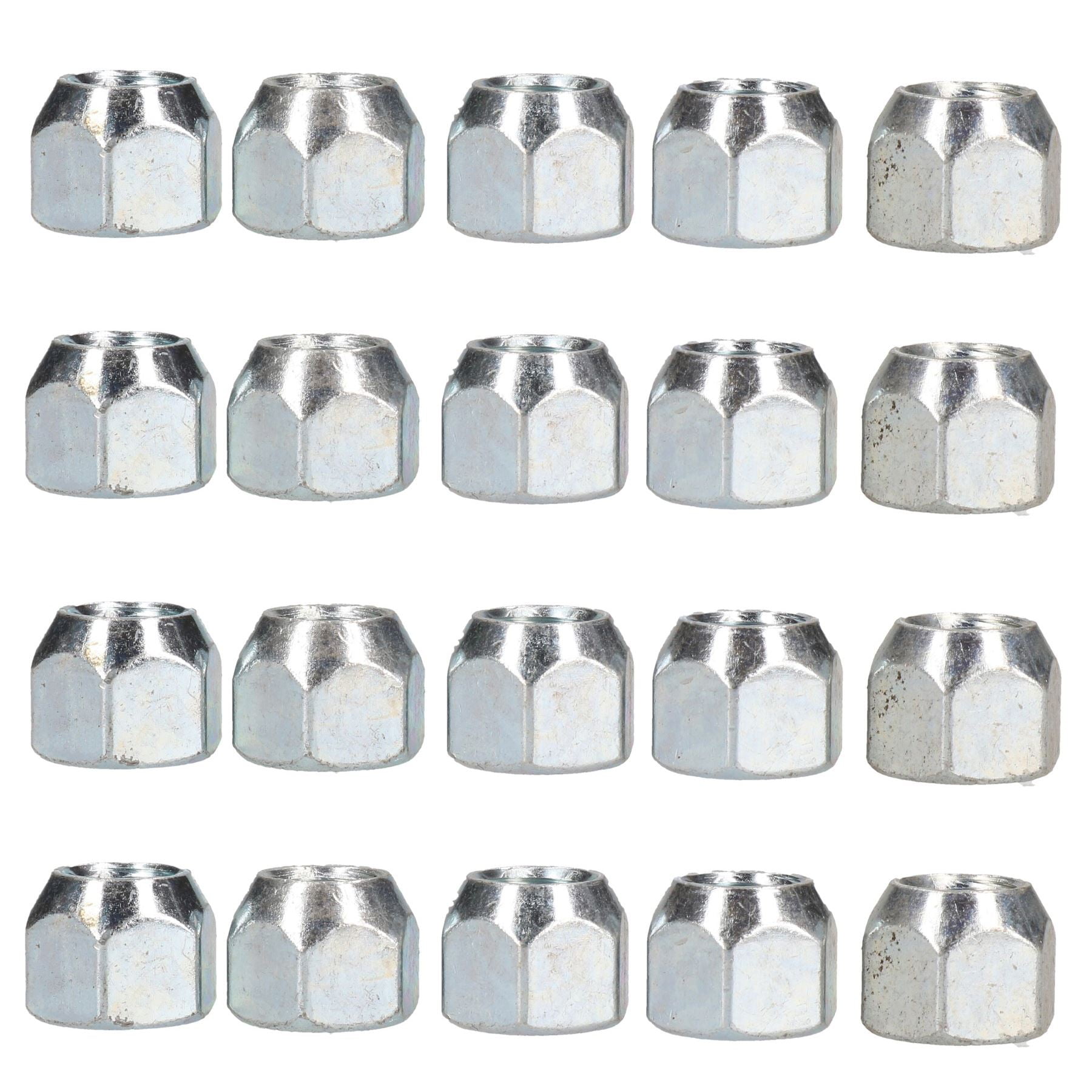 M12 Conical Wheel Nuts Pack of 20 for Trailer Caravan Suspension Hubs ...