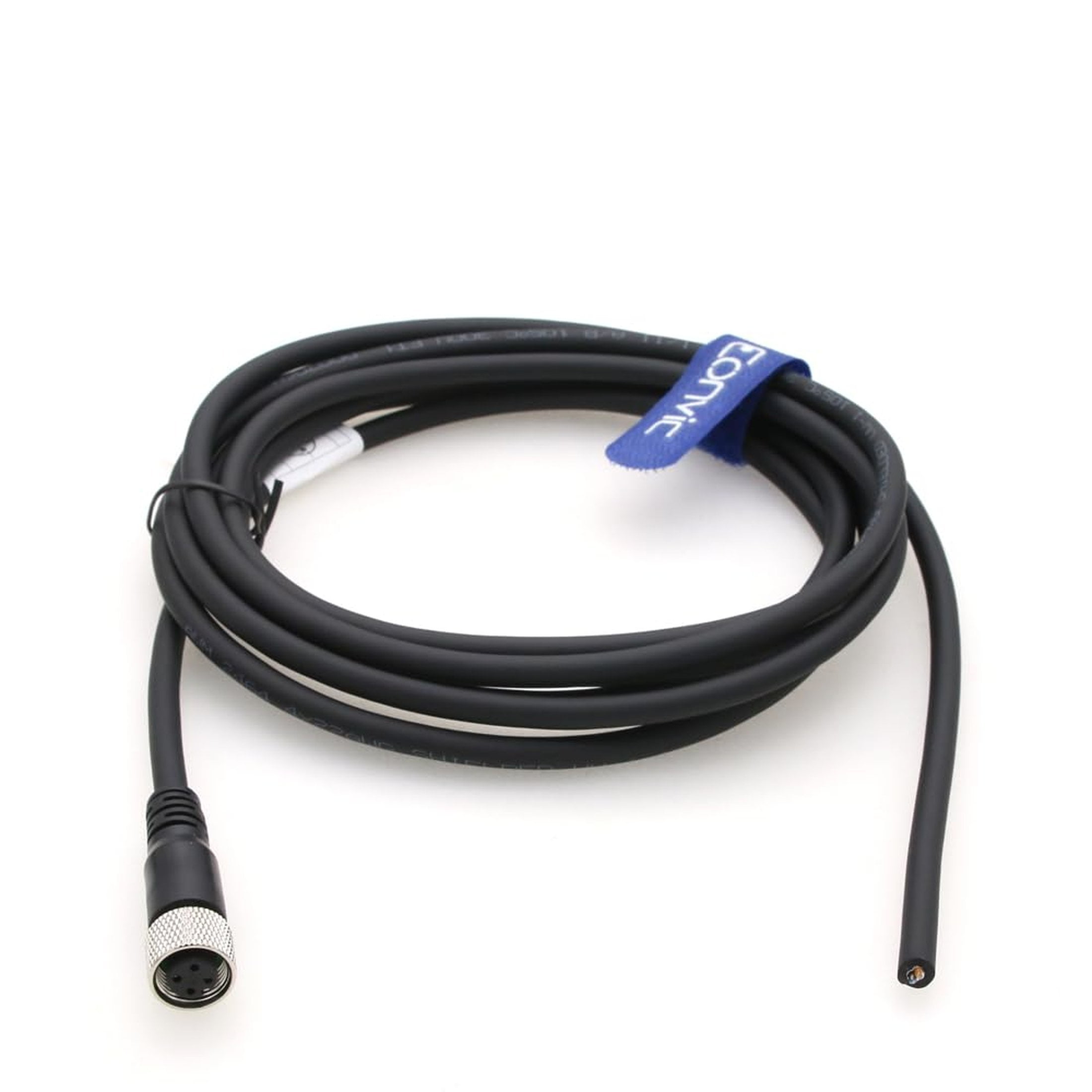 M12 Female 4 Pin Connector Molded PVC Aviation Sensor Cable 3M ...