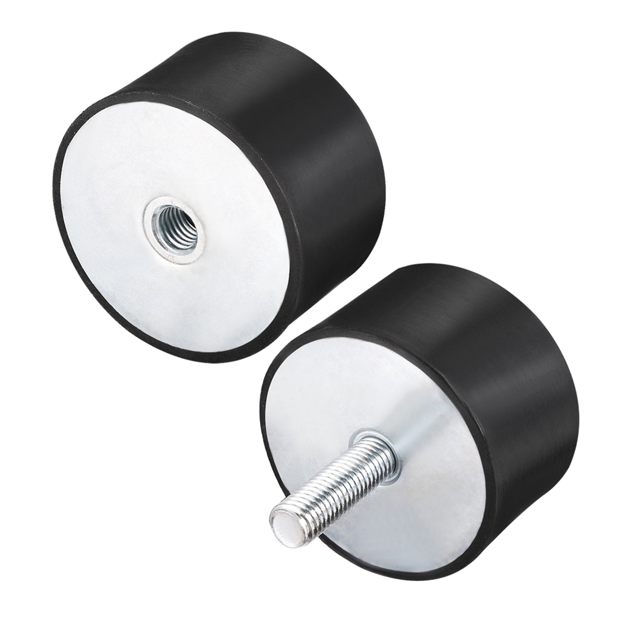 M12 Rubber Shock Absorber Anti Vibration Isolators 70 x 40mm Black ...