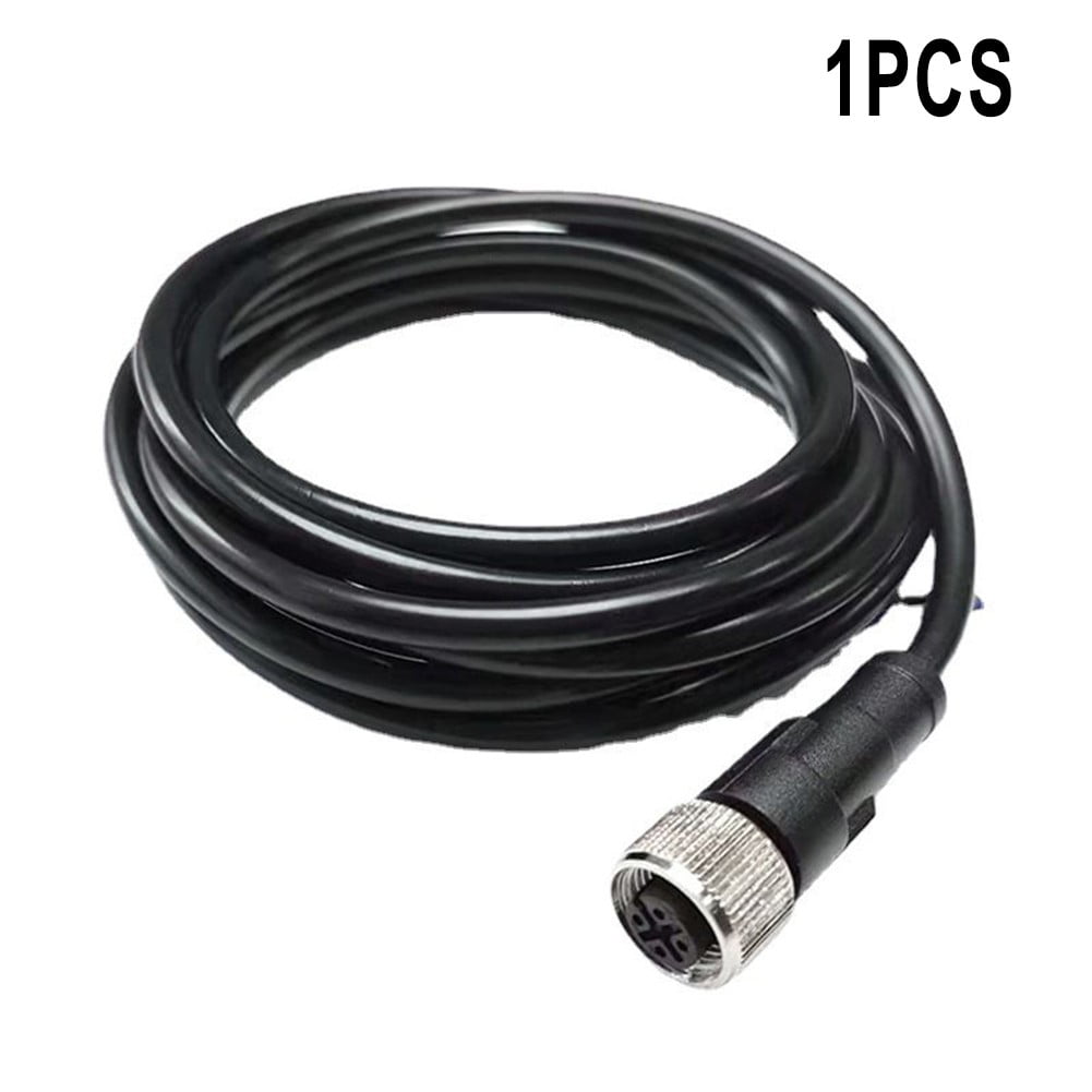 M12 Sensor Connector Waterproof Plug Male&Female 5 Pin PVC line AType ...