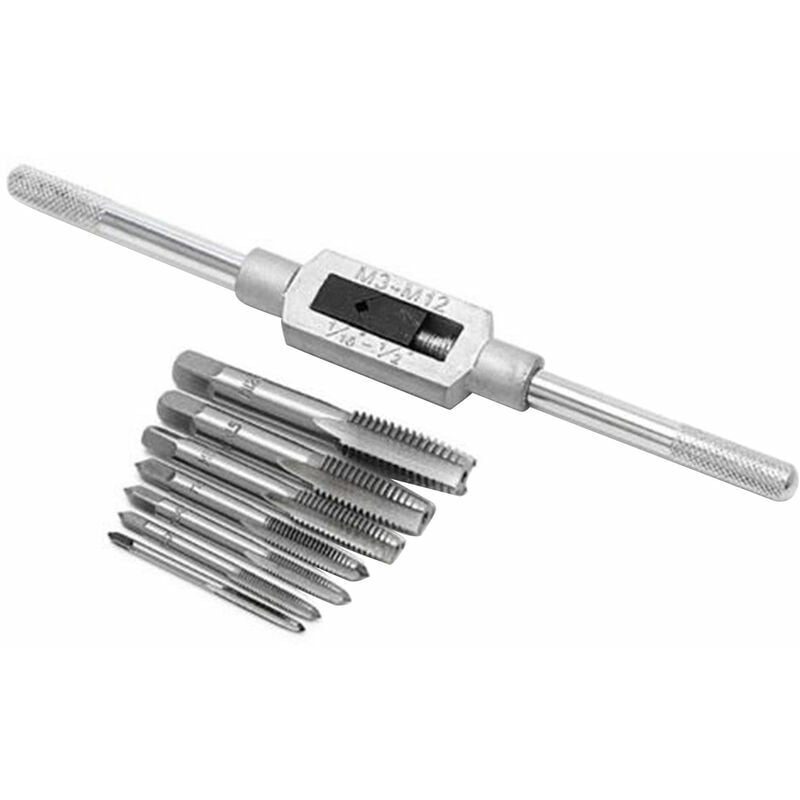 M12 Tap Wrench Adjustable Ratchet Hand With Forward And Reverse Wrench ...