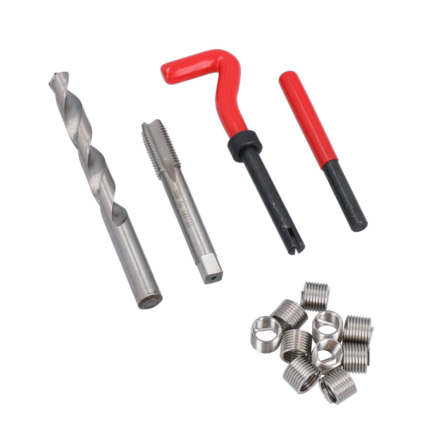 M12 x 1.75mm Thread repair kit / helicoil 15pc set damaged thread ...
