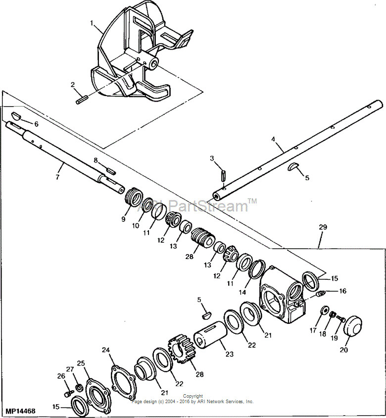 M124341 SHAFT fits JOHN DEERE (New OEM) - Walmart.com