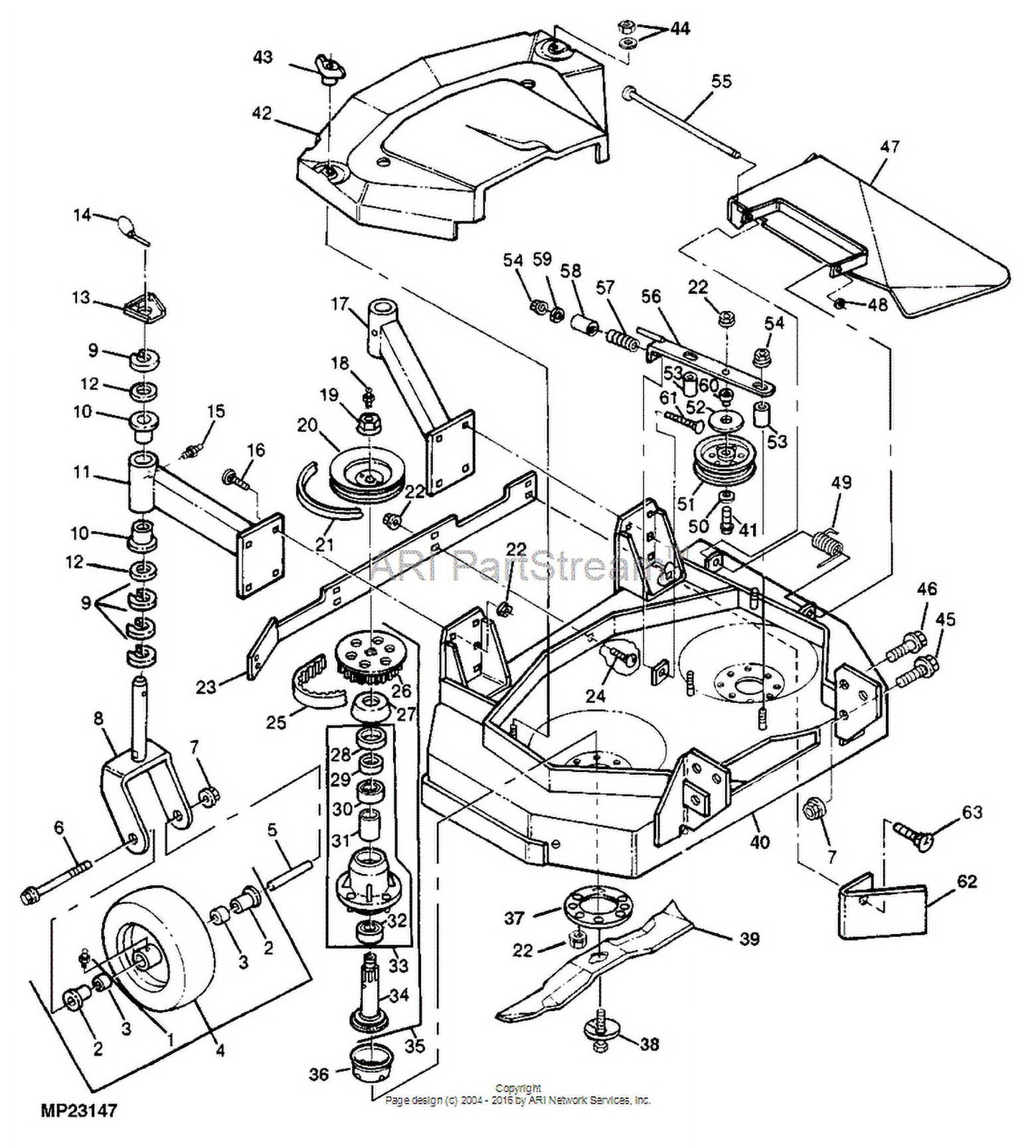 M128556 RING, REINFORCING fits JOHN DEERE (New OEM) - Walmart.com