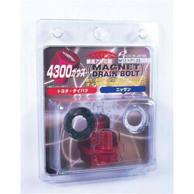 M12X1.25 Red Magnetic Drain Bolt for Toyota, Daihatsu & Nissan ...