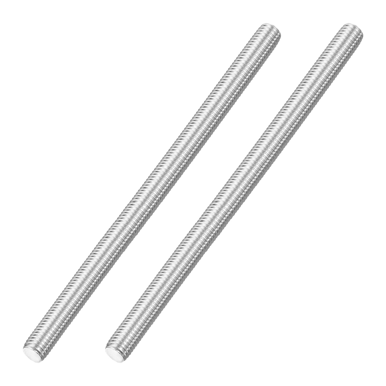 M12x200mm Fully Threaded Rod, 2Pcs 316 Stainless Steel 1.75 Pitch ...