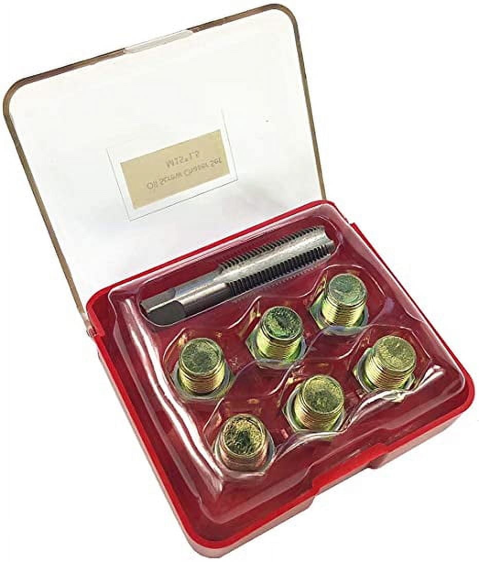 M13 x 1.5MM Oil Drain Plug Tap Thread, Repair Toolkit & Bolt Removal ...