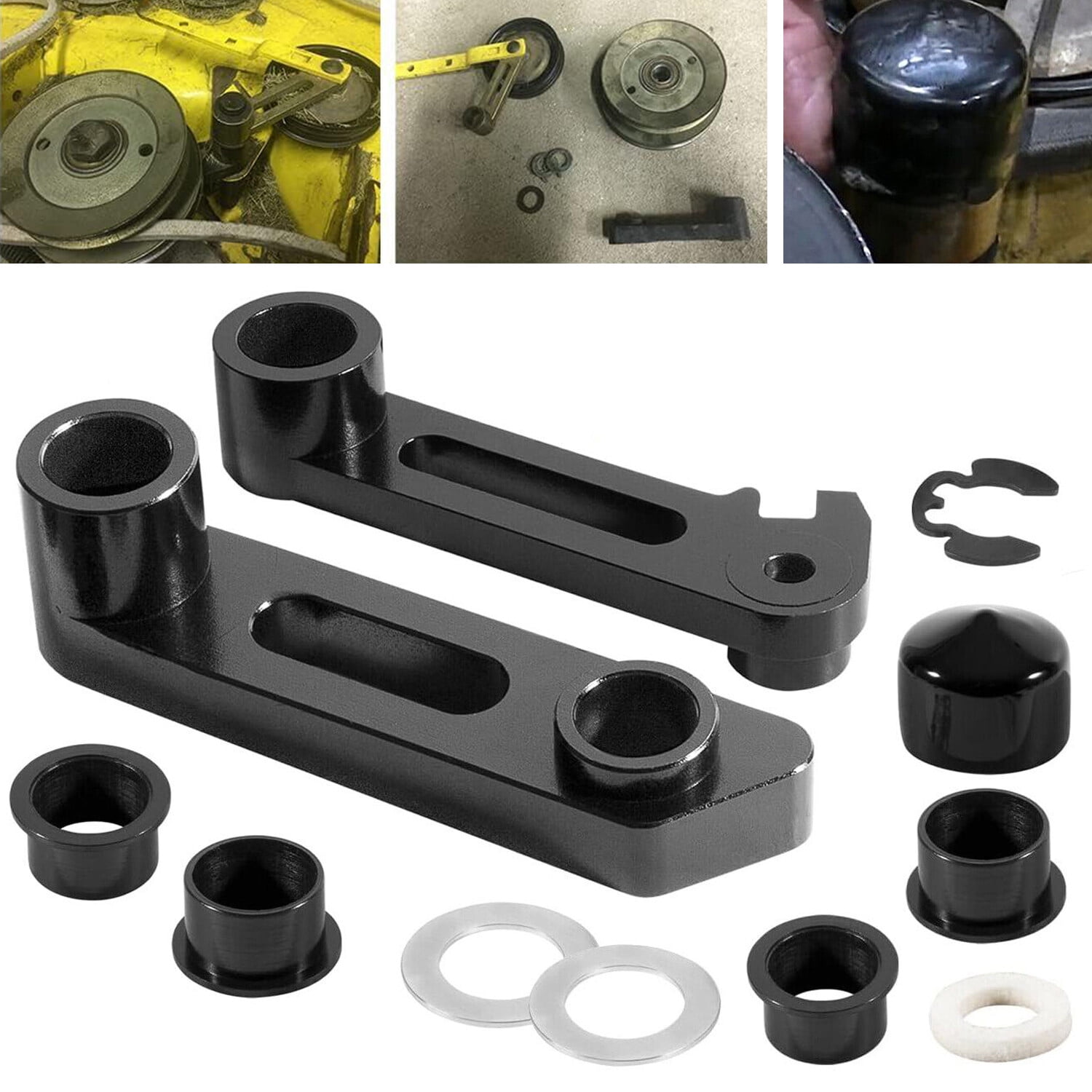 M136635 M143350 Deck Idler Arm Ternsioner & Bushing Kit for JohnDeere ...