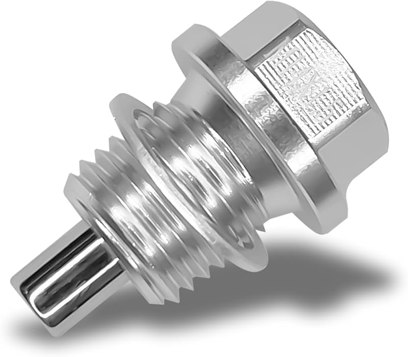 M14×1.5 Car Magnetic Oil Drain Plug Removal Tool, Aluminum Alloy Oil Pan Sump Drain Nut Bolt ...