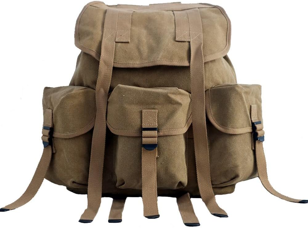 M14 Bag Backpack Replica WW2 US Army Style Backpack Outdoors Packs ...