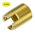 M14 M18x24mm Threaded Inserts 45# Carbon Steel Zinc Plating Gold 5 Pack ...