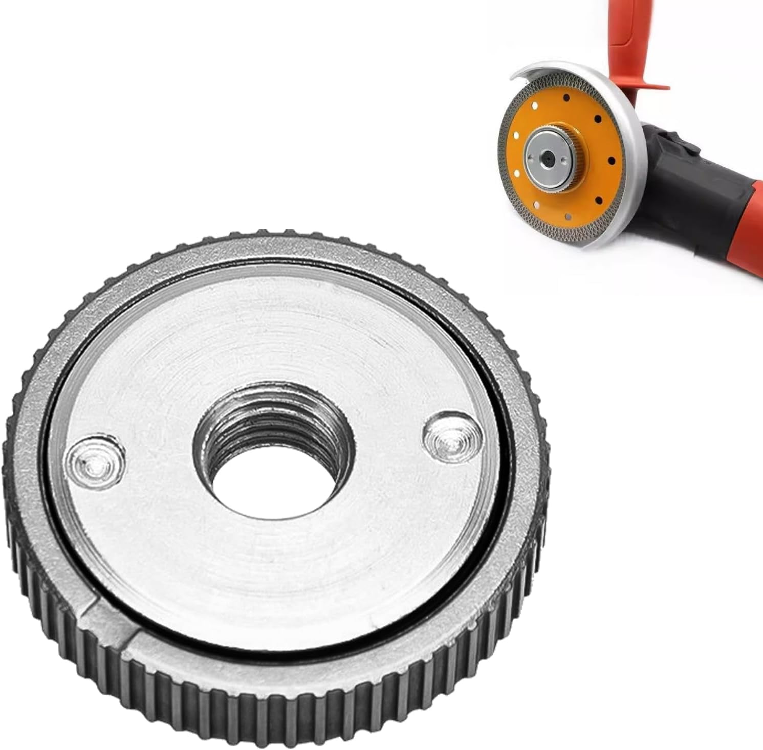 Secure Clamp Flange Nut, Quick Release for Angle Grinder, Self-locking ...