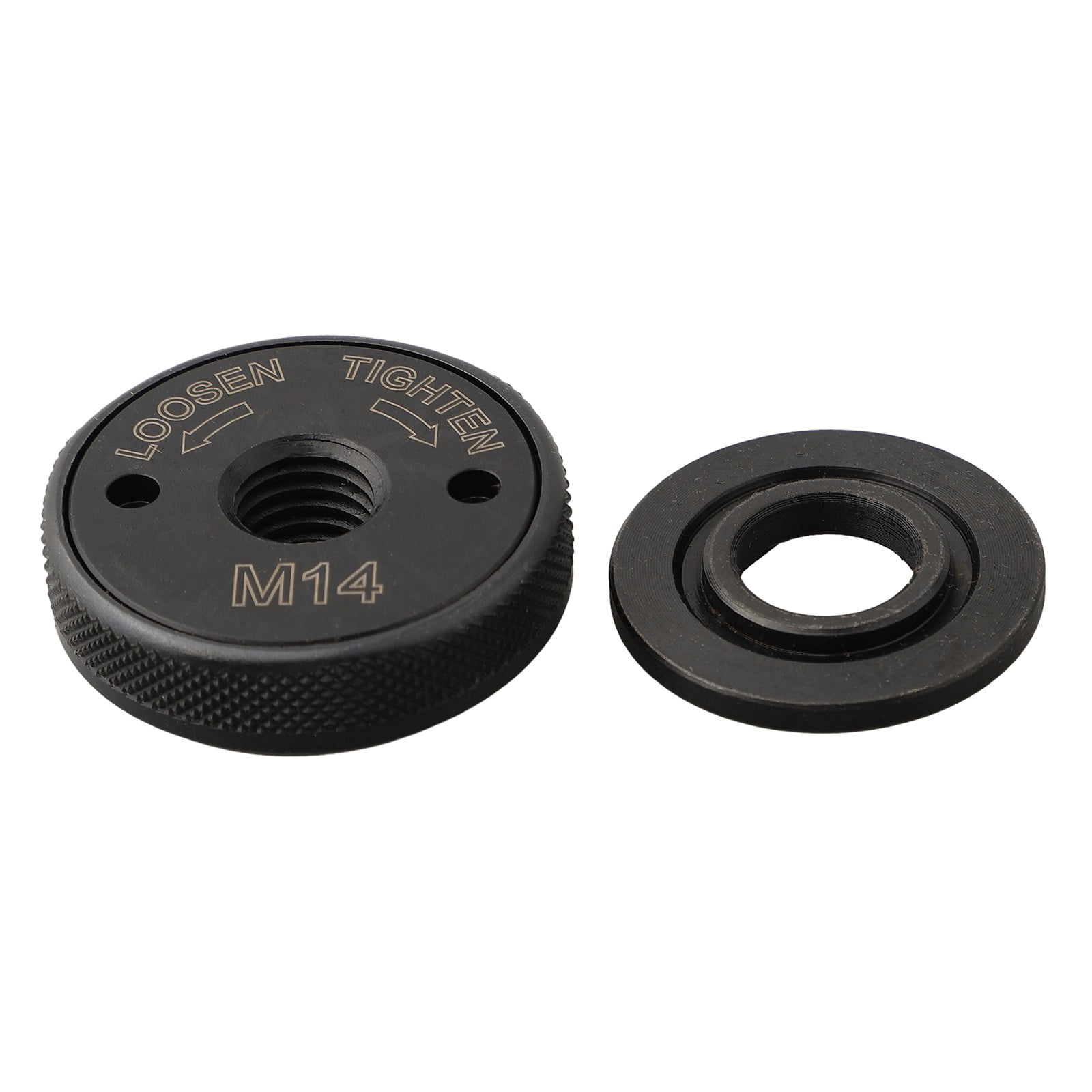 M14 Thread Pure Iron Replacement Angle Grinder Inner Outer Flange Nut ...